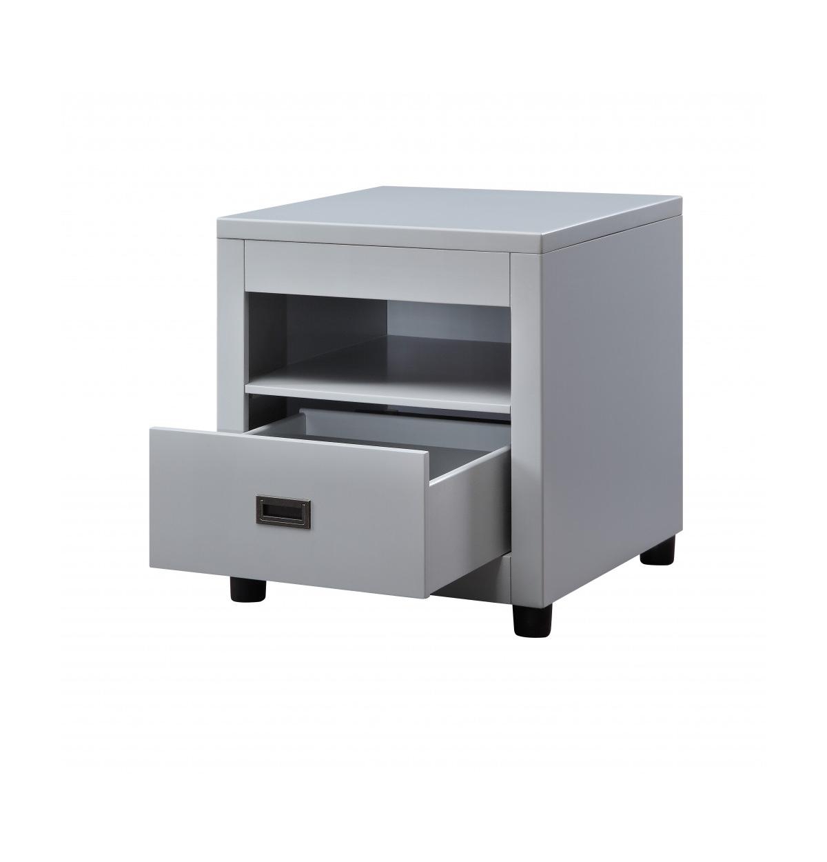Click here for Transitional Wood Square End Table – Drawer... prices