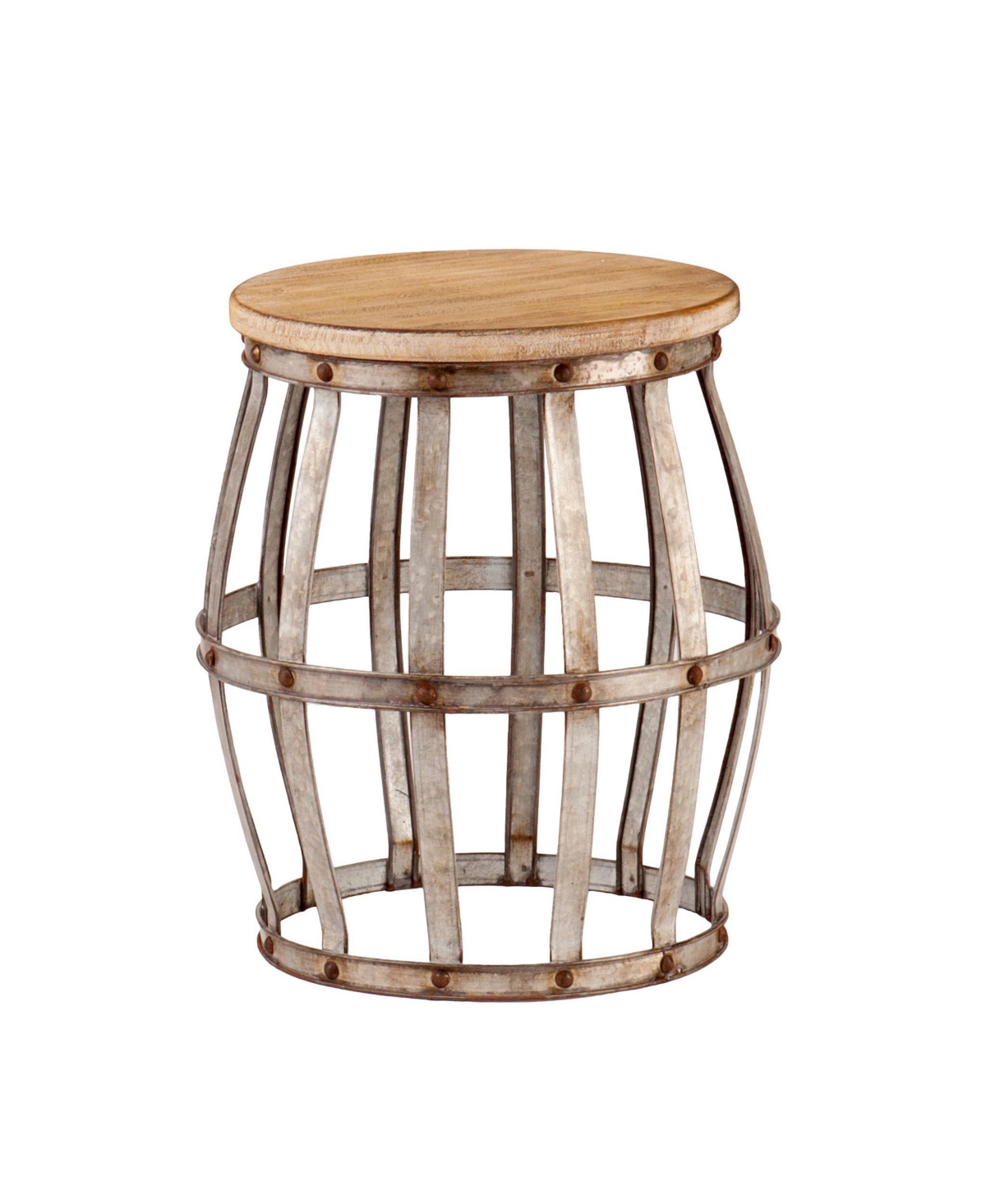 Click here for Rustic Wood Round End Table for Compact Spaces and... prices