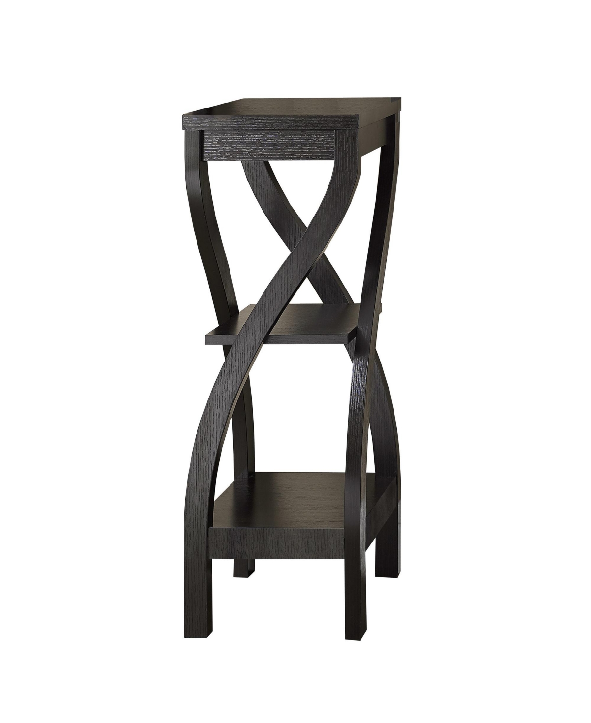 Click here for Contemporary Wood Square End Table with Two Shelve... prices