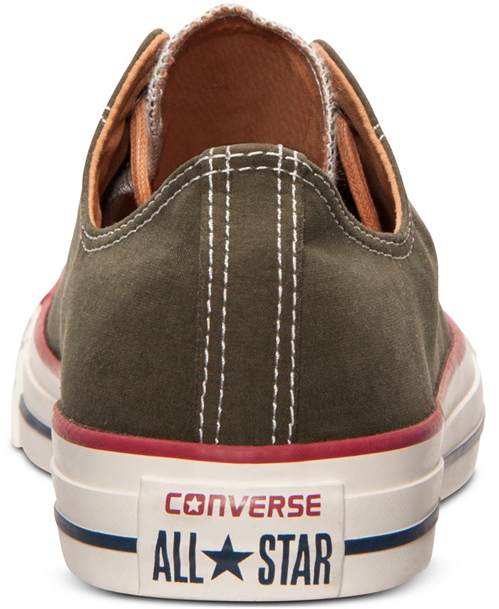 Converse Men's Chuck Taylor Ox Peached Canvas Casual Sneakers from ...