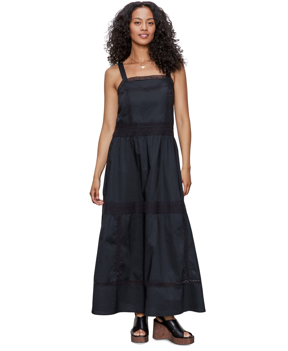 Click here for Sanctuary Womens Lucky You Sleeveless Lace-Inset D... prices