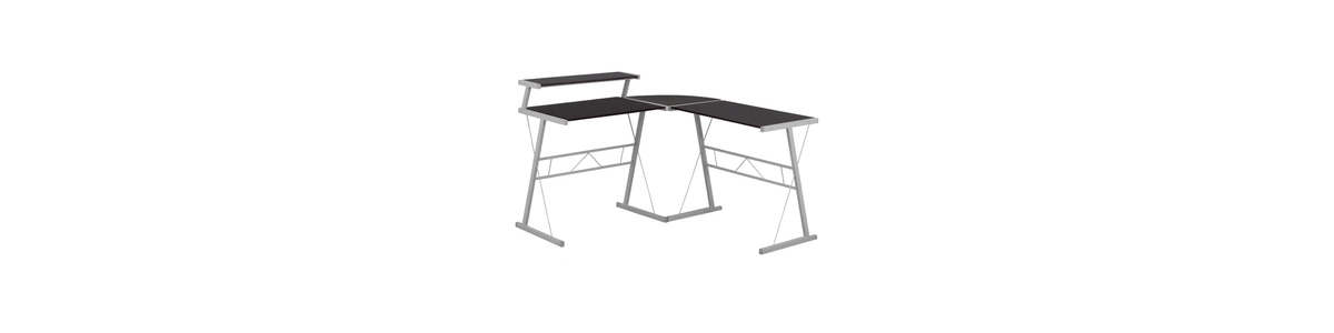 Click here for Contemporary L-Shaped Computer Desk for Gaming or... prices