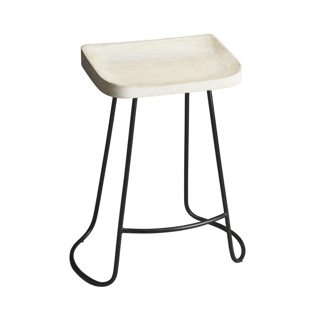 Click here for Wood and Iron Backless Counter Height Bar Chair -... prices