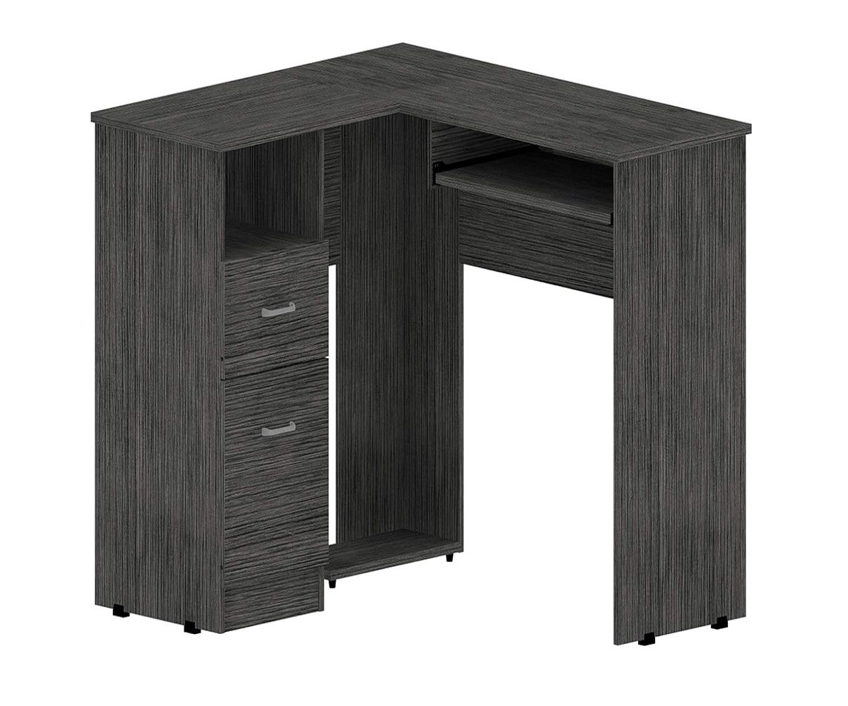 Click here for L-Shape Corner Desk with Dual Drawers – Sty... prices