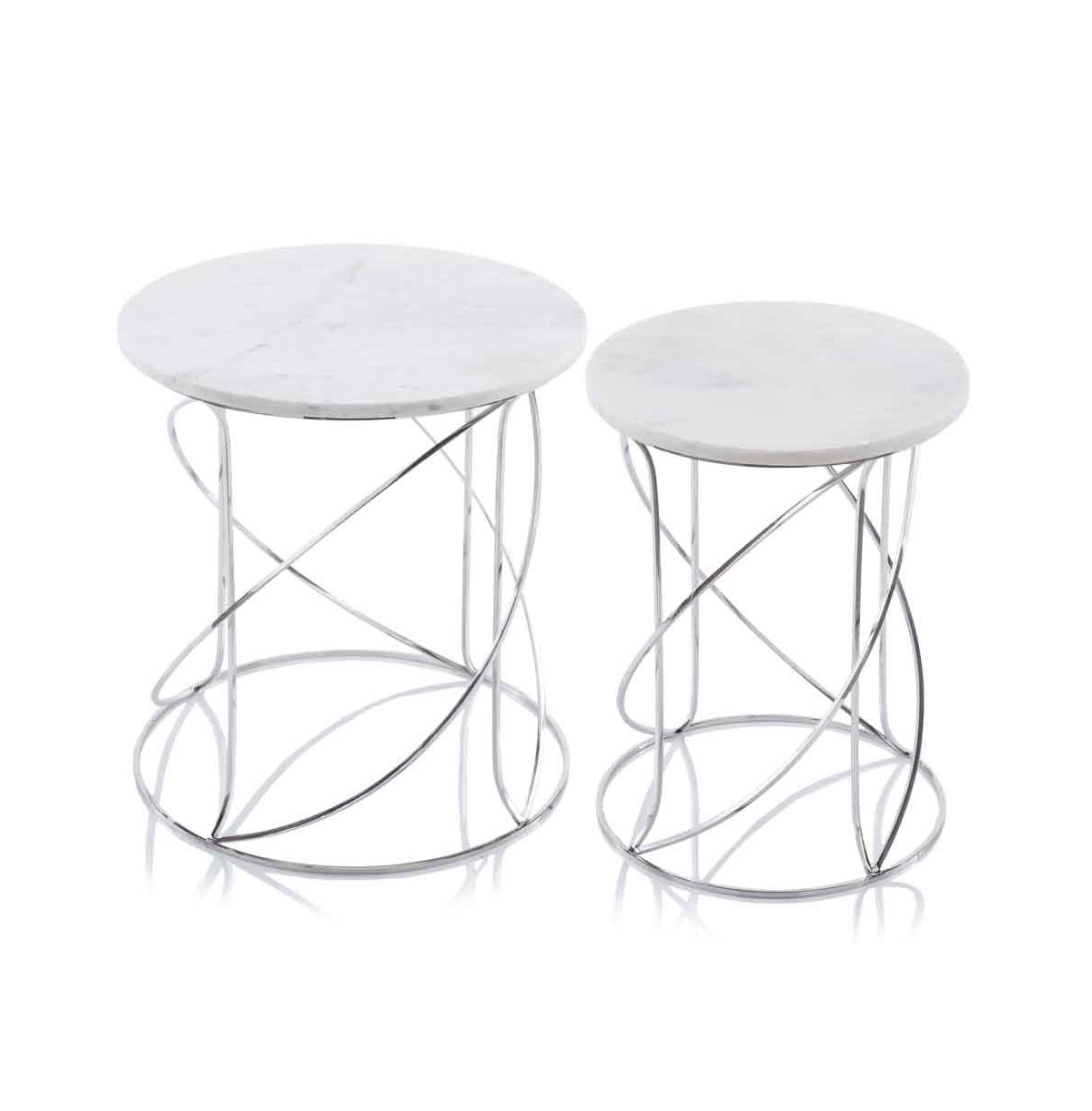 Click here for Contemporary Marble Round Accent Table for Living... prices