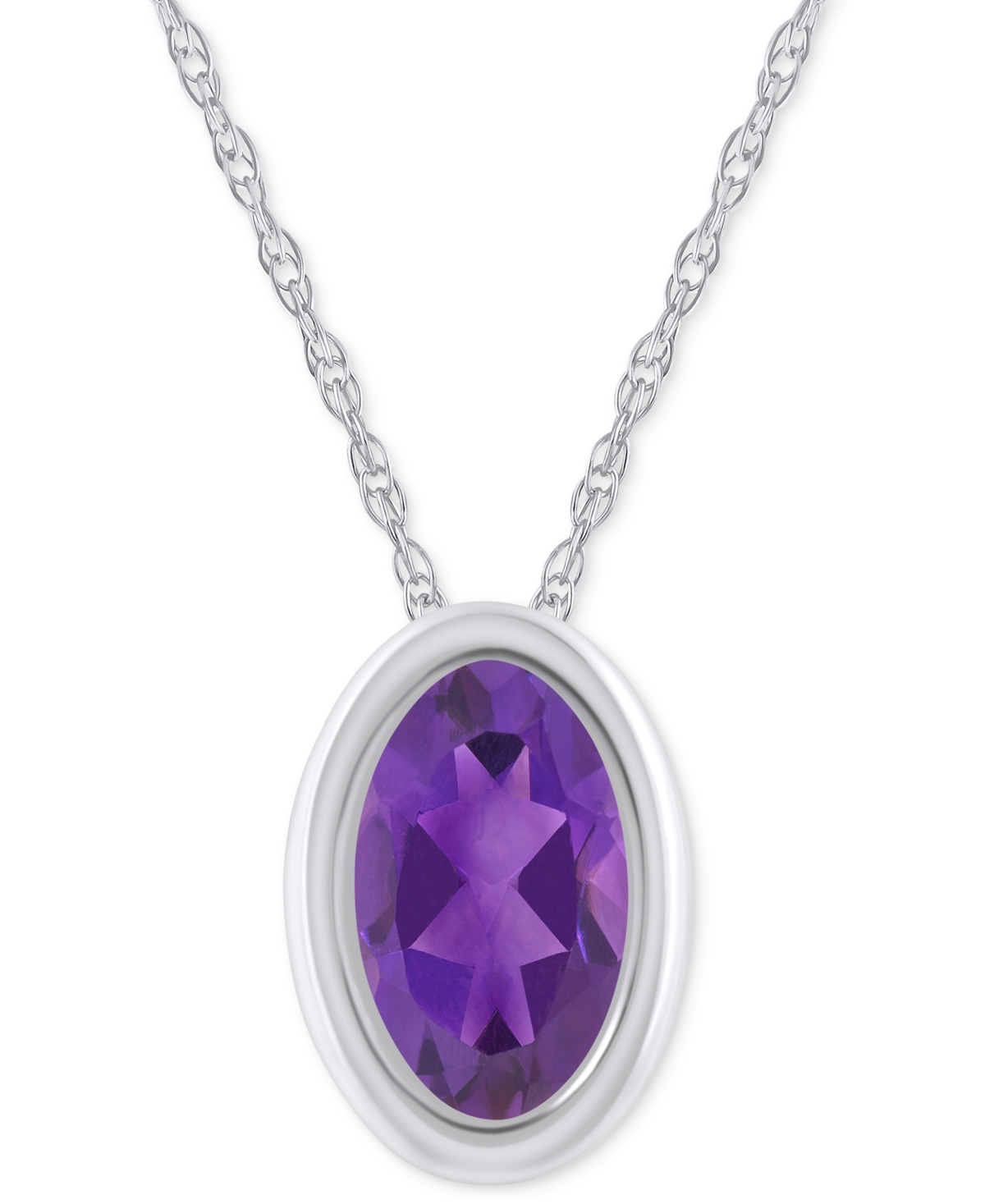 Click here for Pink Topaz Oval Solitaire 18 Pendant Necklace in 1... prices