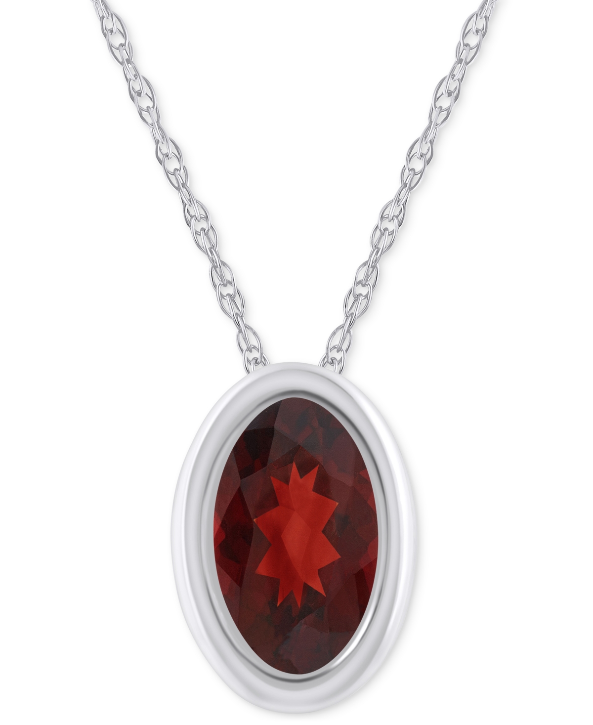 Click here for Pink Topaz Oval Solitaire 18 Pendant Necklace in 1... prices