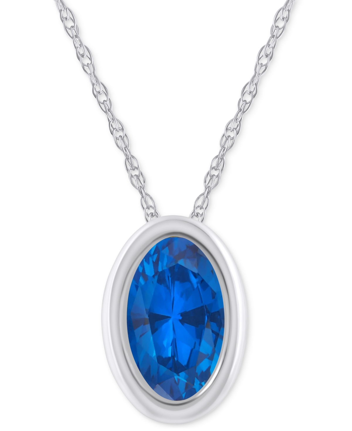 Click here for Pink Topaz Oval Solitaire 18 Pendant Necklace in 1... prices