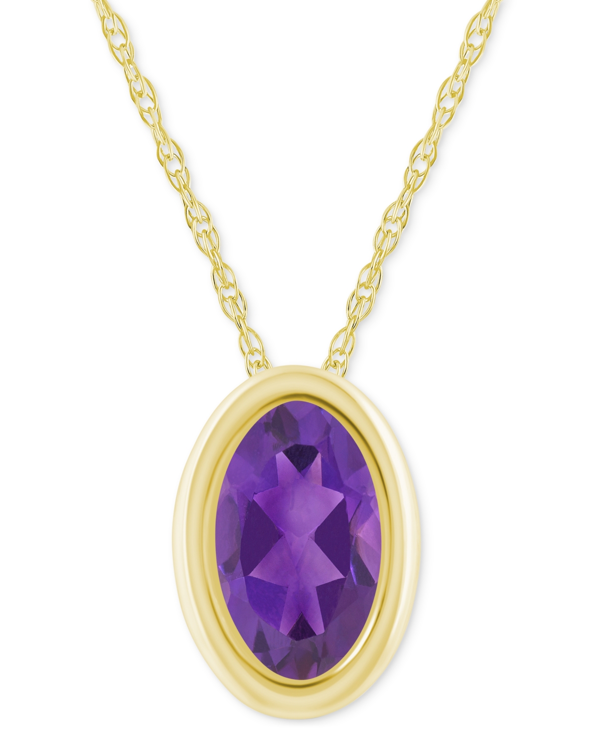 Click here for Pink Topaz Oval Solitaire 18 Pendant Necklace in 1... prices