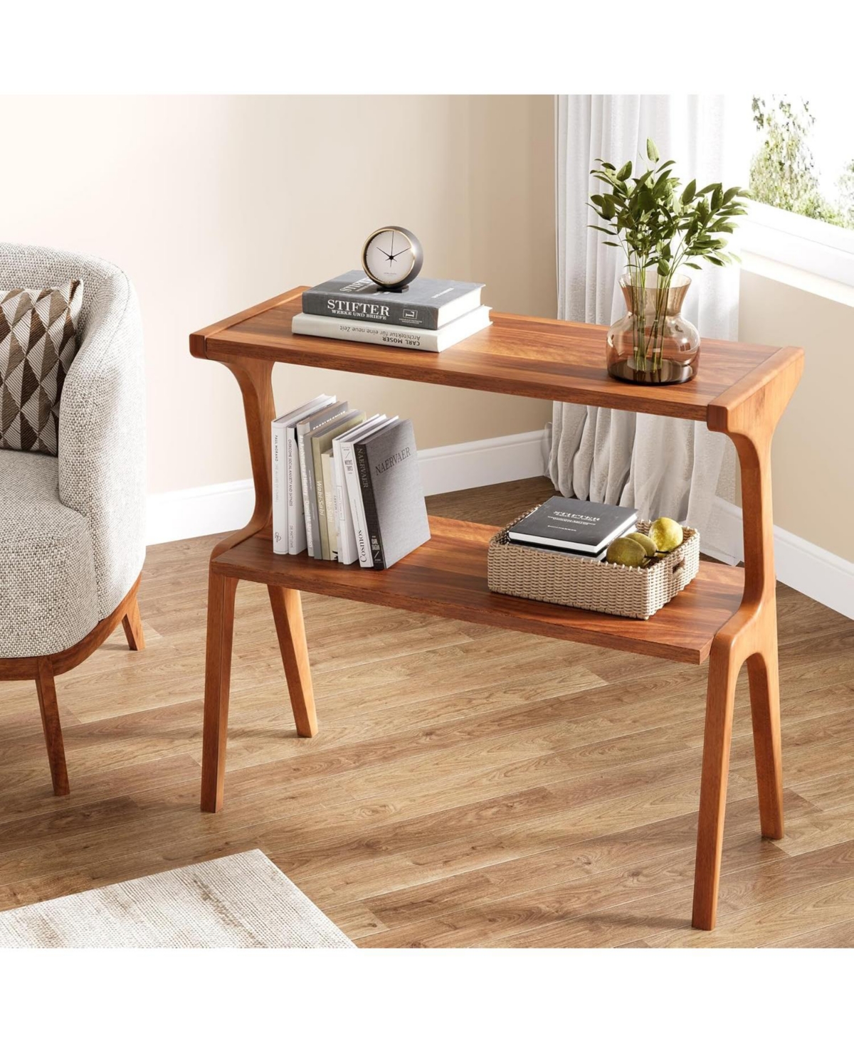 Click here for Tribesigns Narrow End Table for Living Room  2-Tie... prices