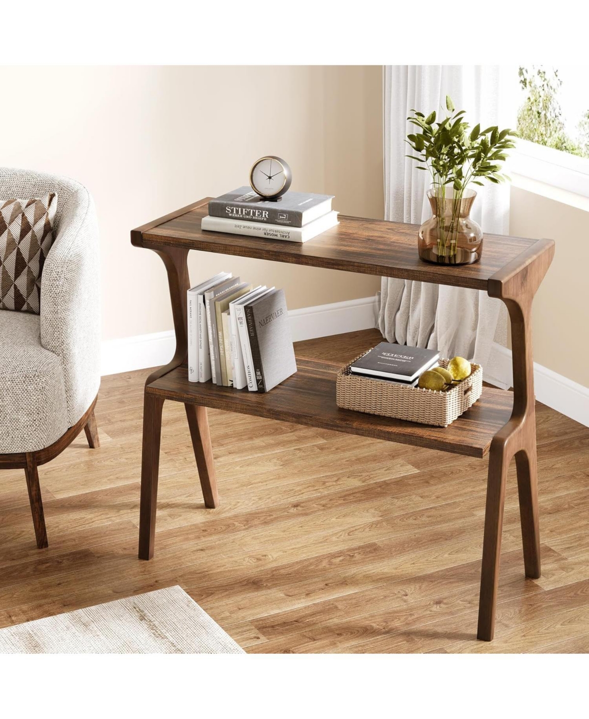 Click here for Tribesigns Narrow End Table for Living Room  2-Tie... prices