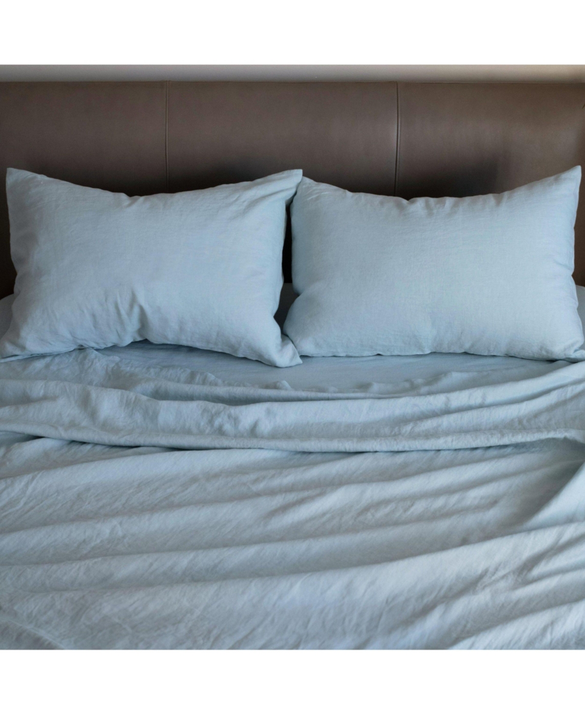 Click here for 100 French Linen Sheet Set - Twin - Wave prices