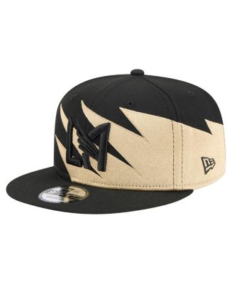New Era Men's Black/Tan LAFC Jagged 9FIFTY Snapback Hat - Macy's