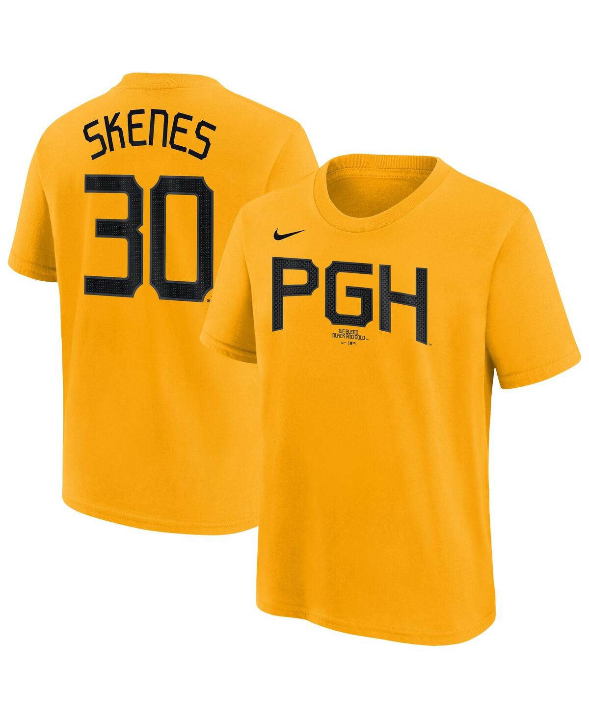 Click here for Nike Big Boys and Girls Paul Skenes Gold Pittsburg... prices