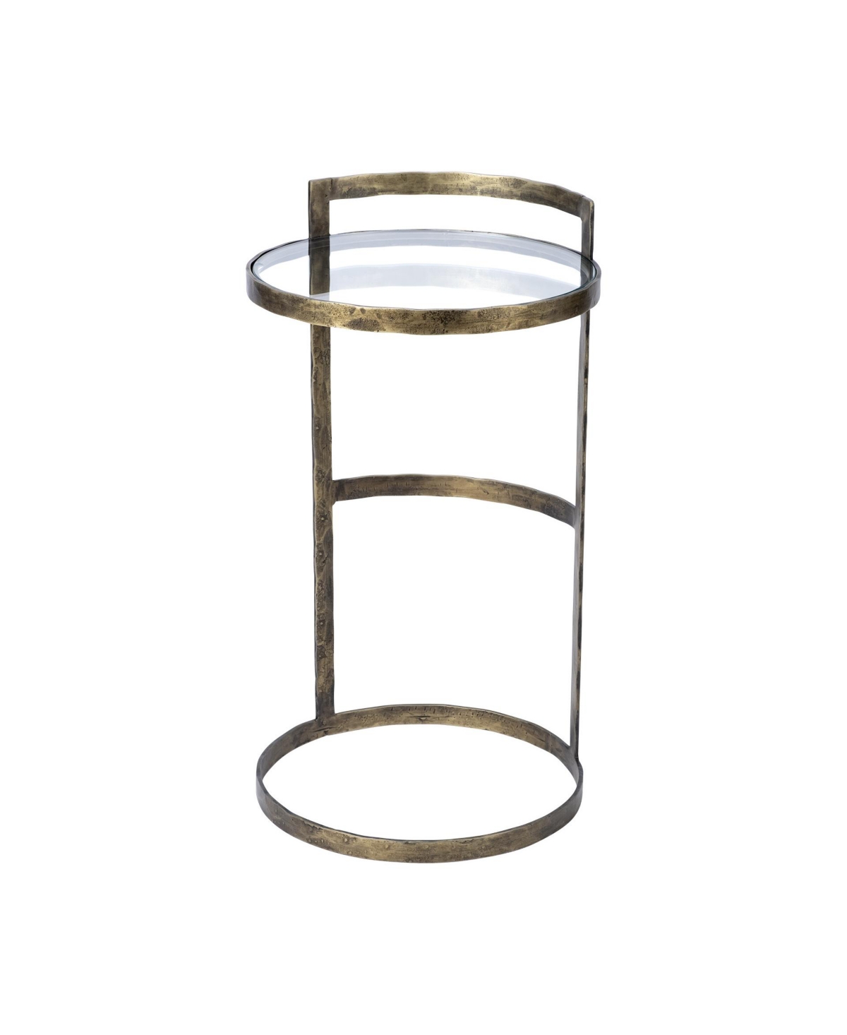 Click here for Transparent Glass Round Side Table – Modern... prices