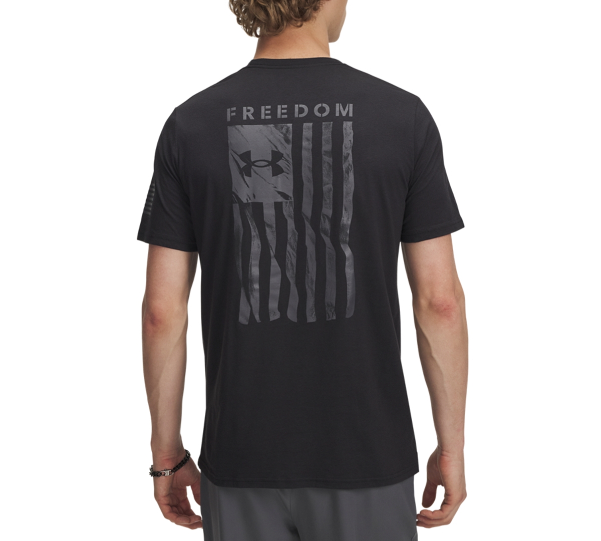 Click here for Under Armour Mens Freedom Flag Logo T-Shirt - Blac... prices