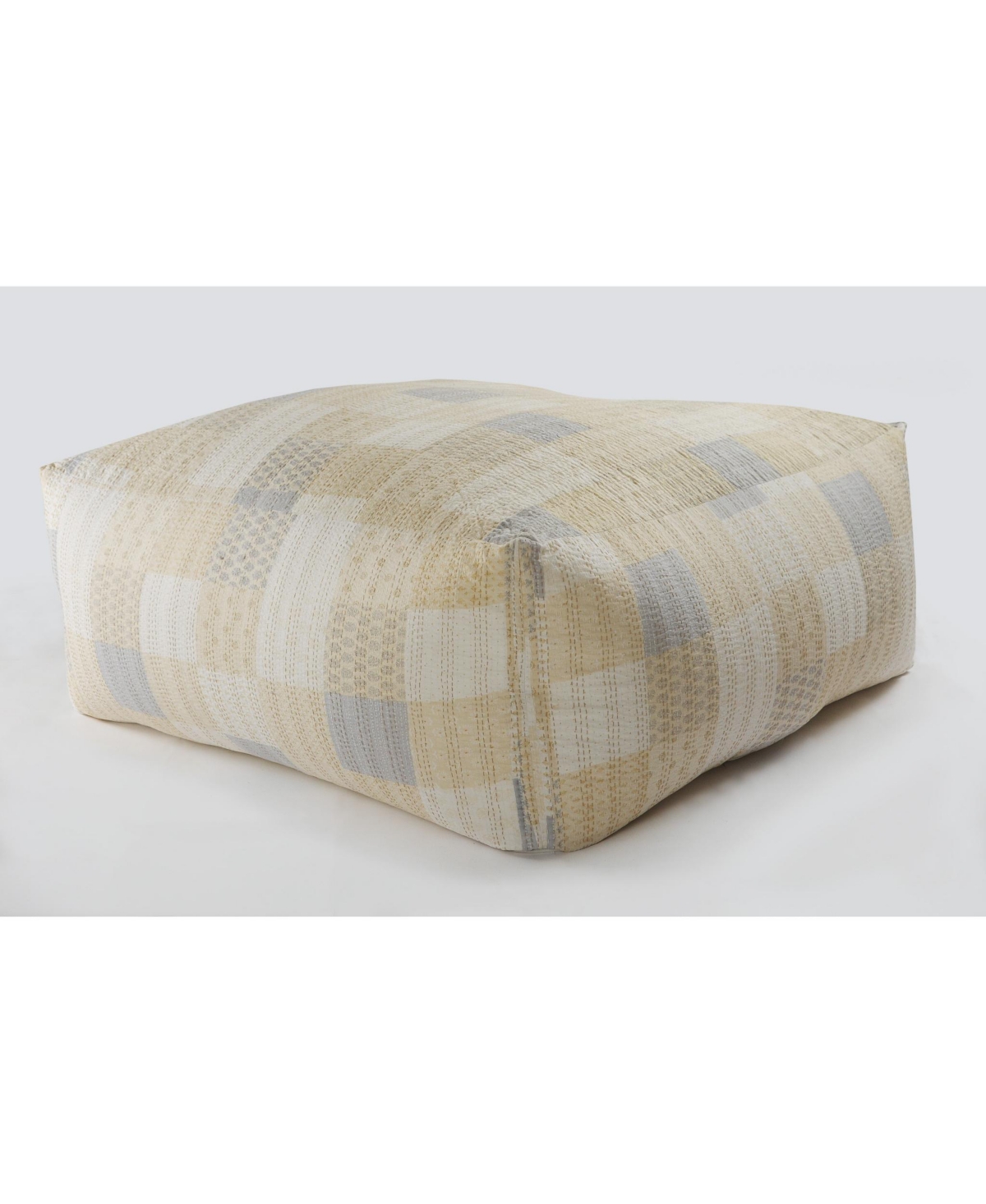 Click here for 48" Cream 100 Cotton Ottoman - Multi prices