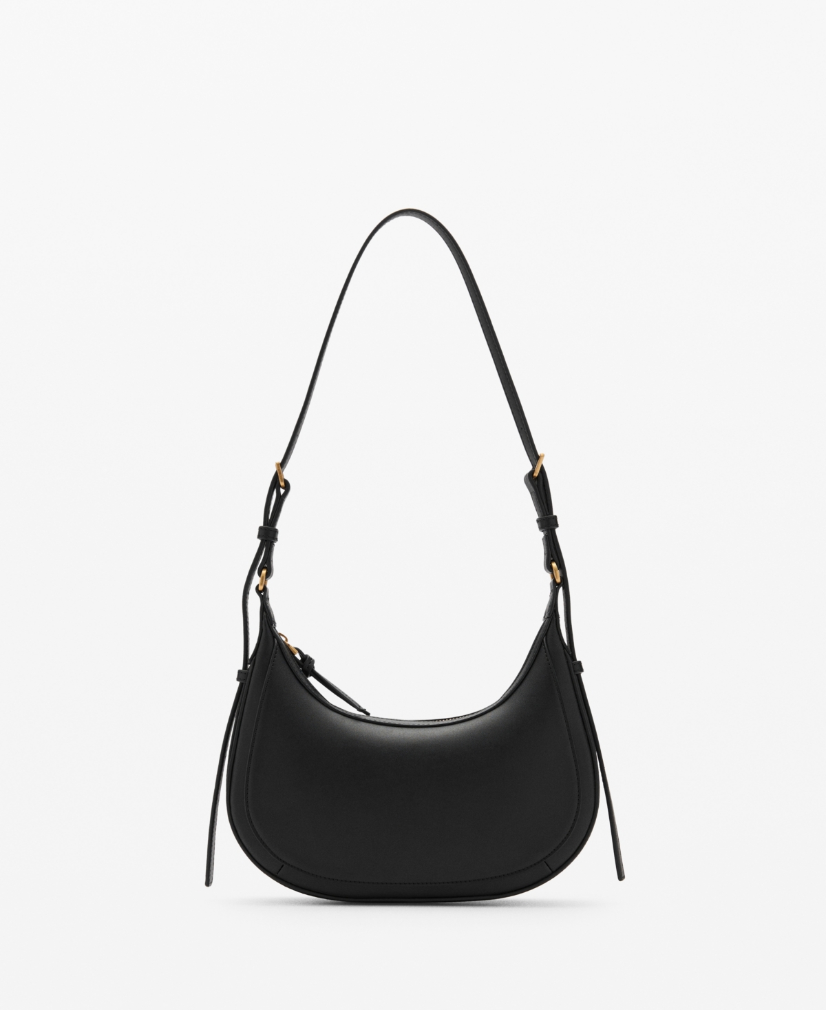 Click here for Mango Womens Oval Shoulder Bag - Black prices