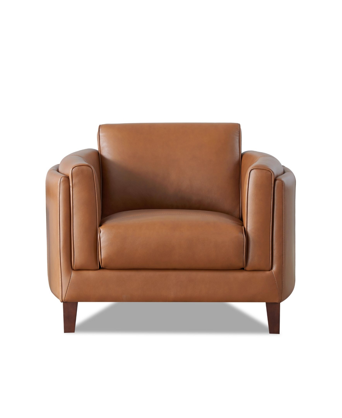 Click here for Hydeline Maui 42 Top Grain Leather Armchair - Nutm... prices