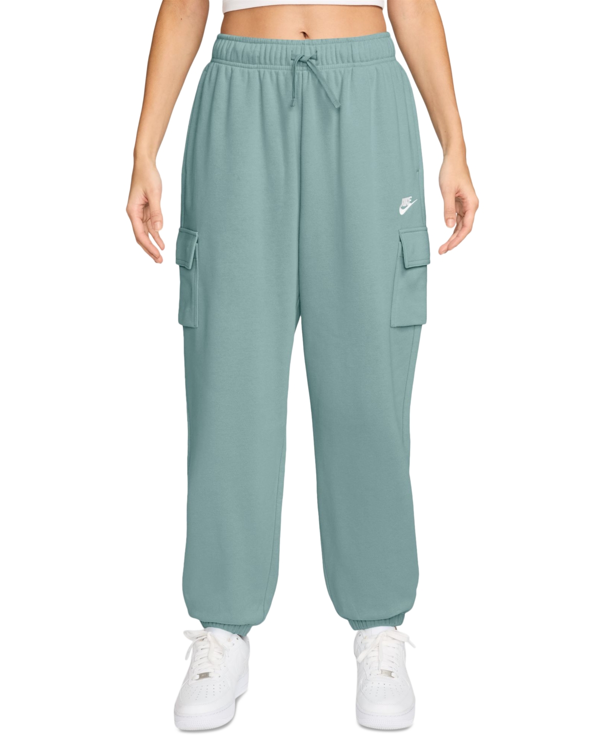 Click here for Nike Sportswear Club Fleece Womens Mid-Rise Oversi... prices