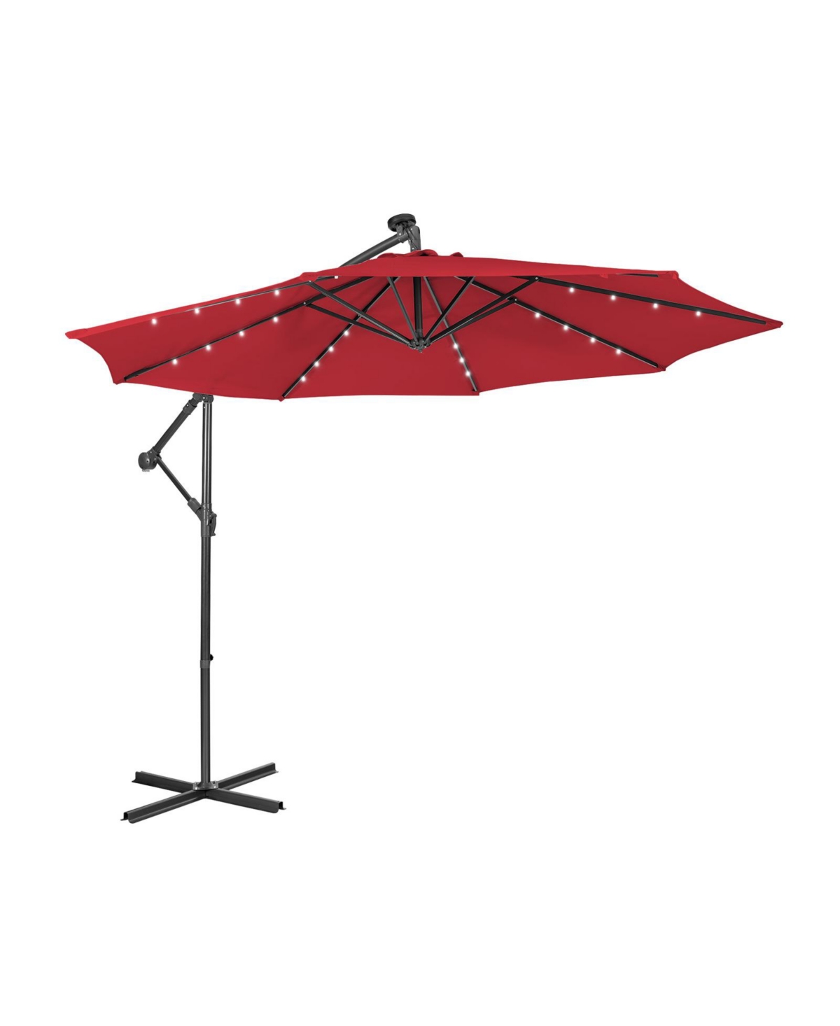 Click here for 10 Feet Patio Cantilever Umbrella with Tilting Sys... prices