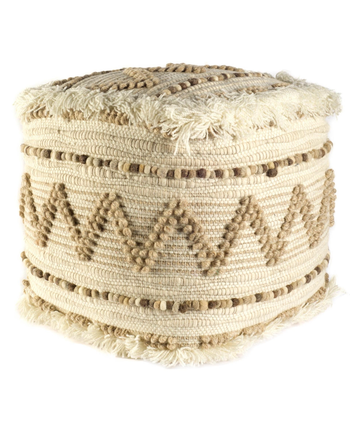 Click here for Cotton Blend Ottoman for Living Room Bedroom or Lo... prices