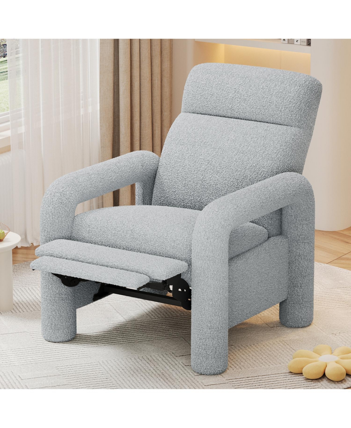 Click here for Streamdale Beige Push Back Recliner with Adjustabl... prices