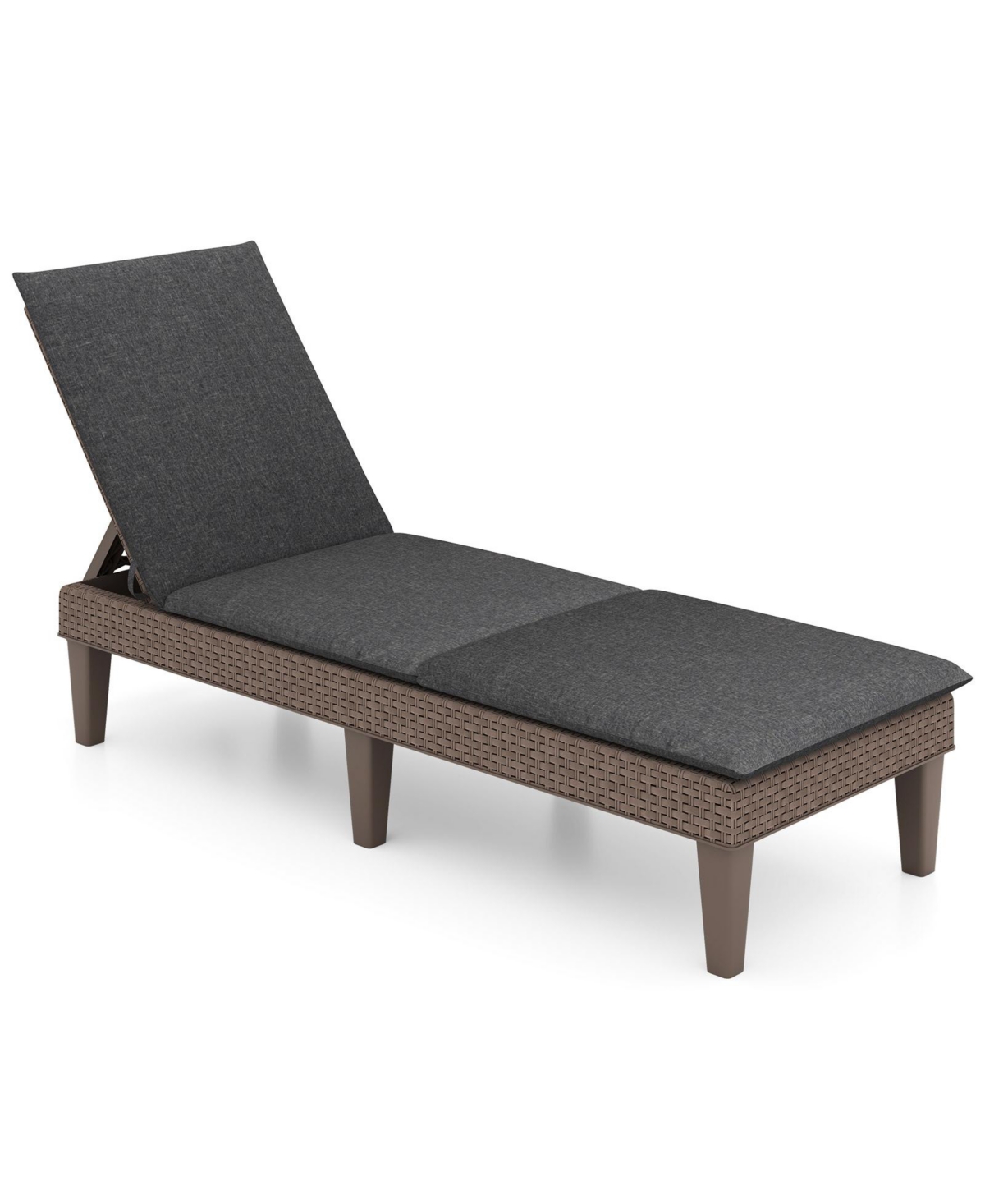 Click here for Patio Lounge Outdoor Recliner Chair with Cushion 3... prices