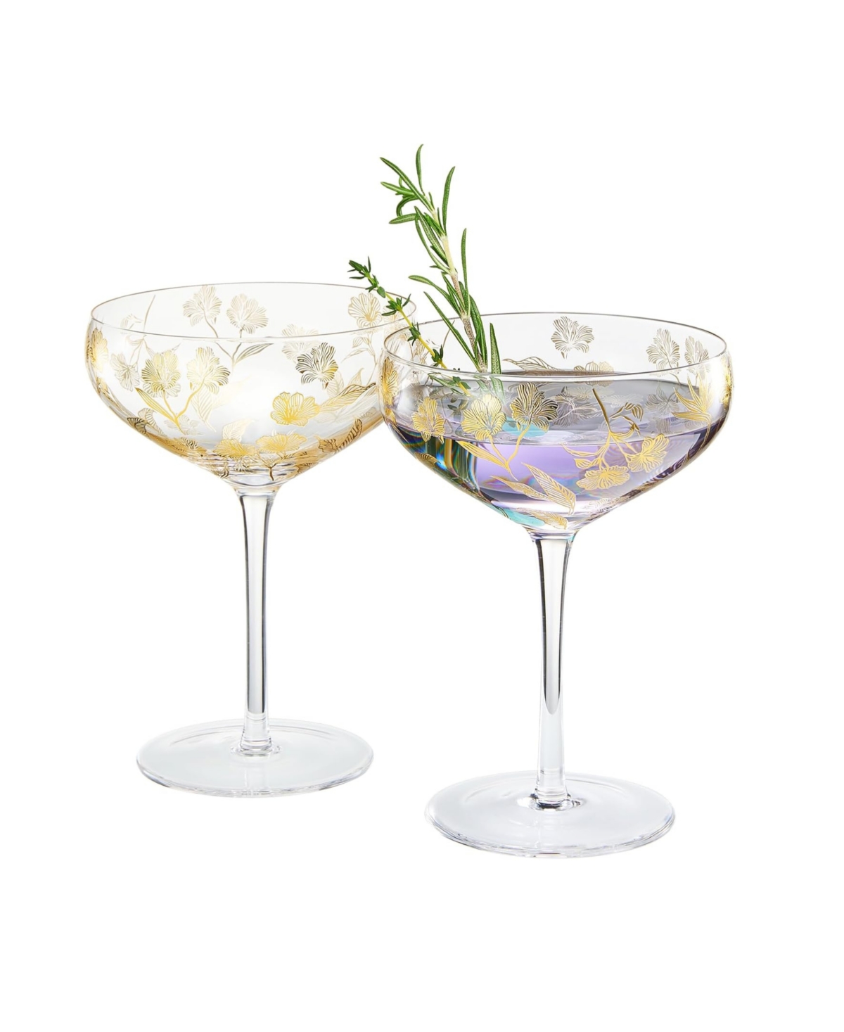 Click here for The Wine Savant Vintage Floral-Etched Champagne Co... prices