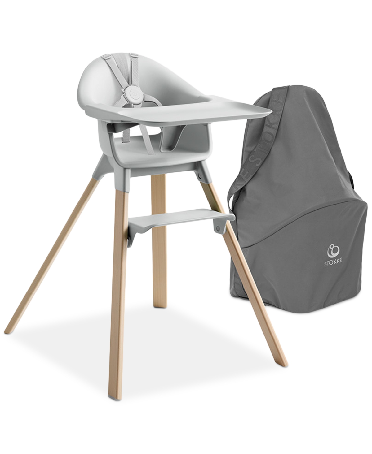 Click here for Stokke Baby Clikk High Chair with Travel Bag - Gre... prices