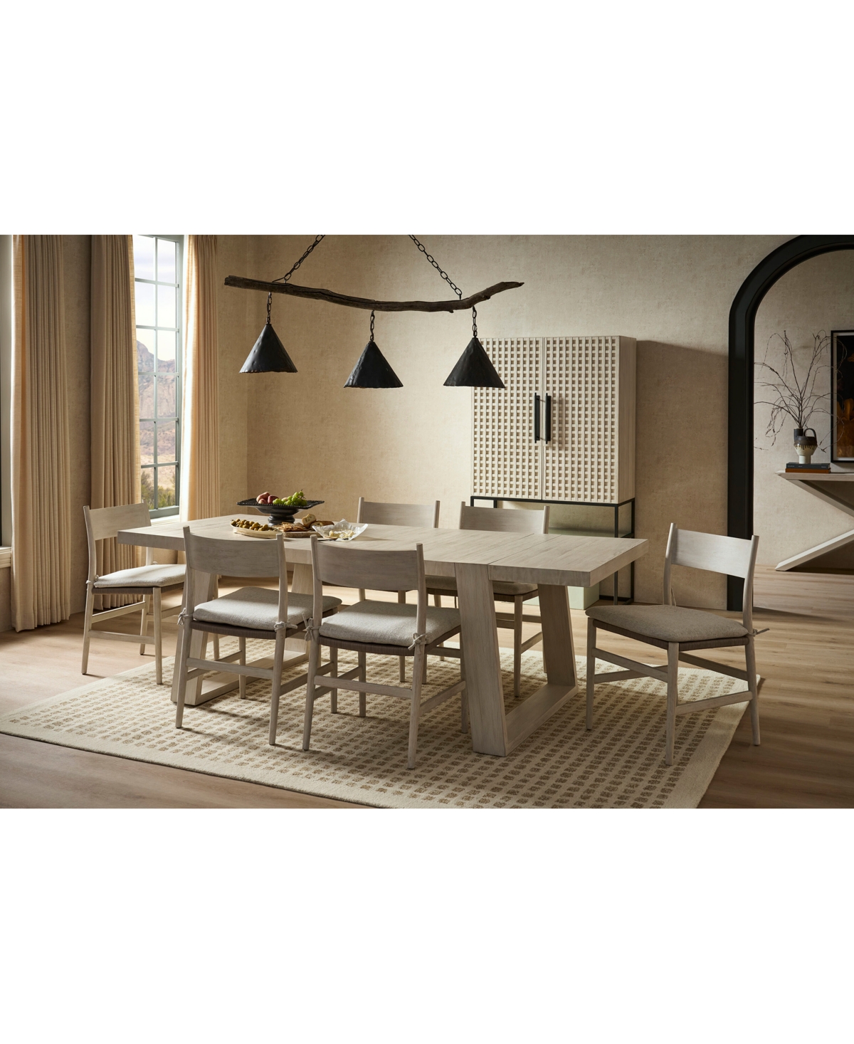 Click here for River Rock 7 Pc. Dining Set (Rectangular Table & 6... prices