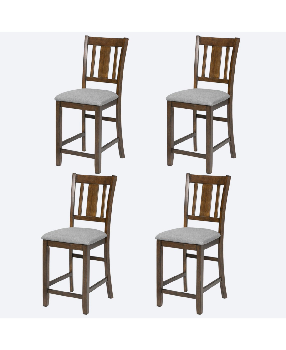 Click here for Streamdale Counter Height Dining Chairs (4) with W... prices