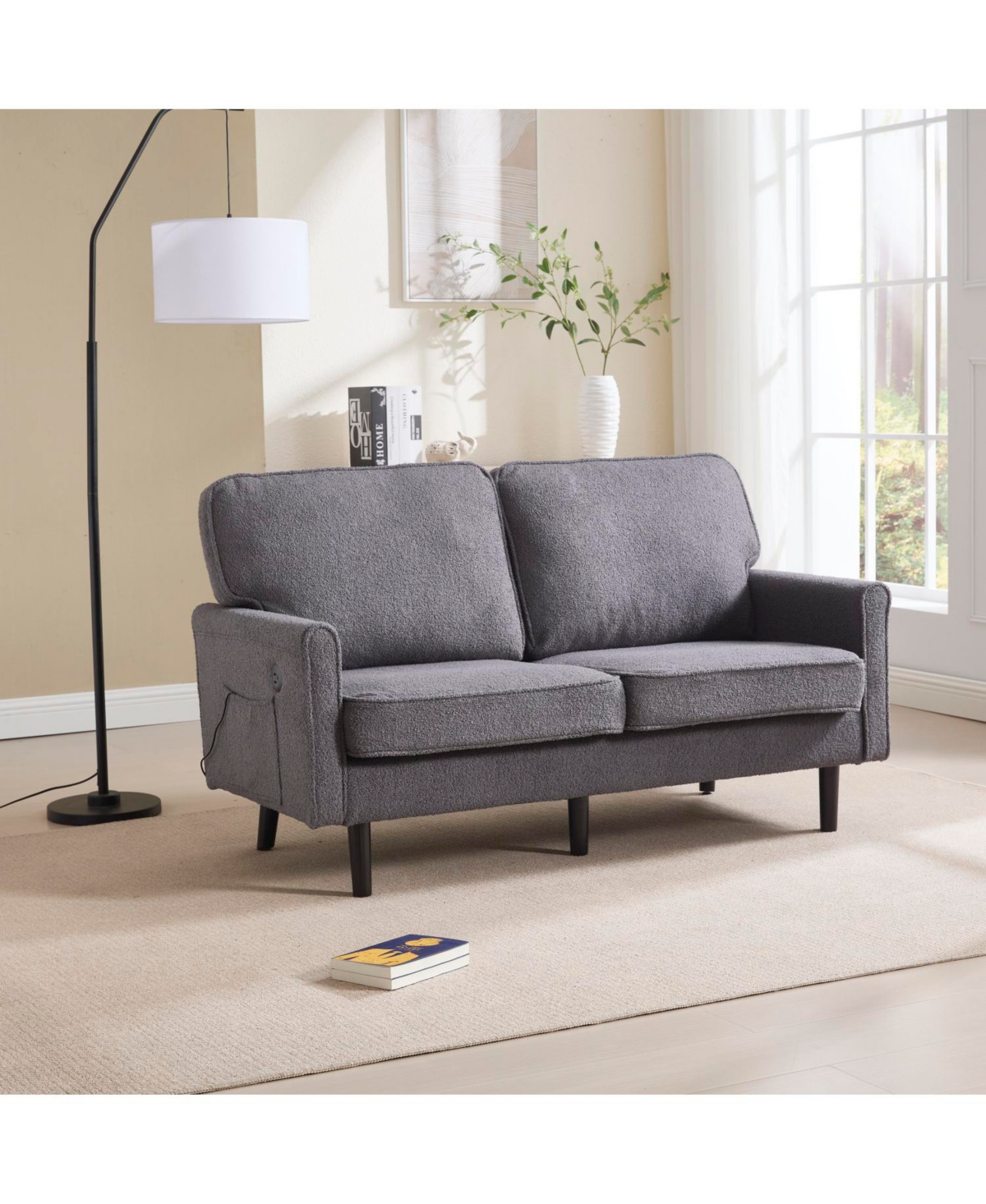 Click here for Streamdale Mid Century Modern Loveseat Sofa with U... prices