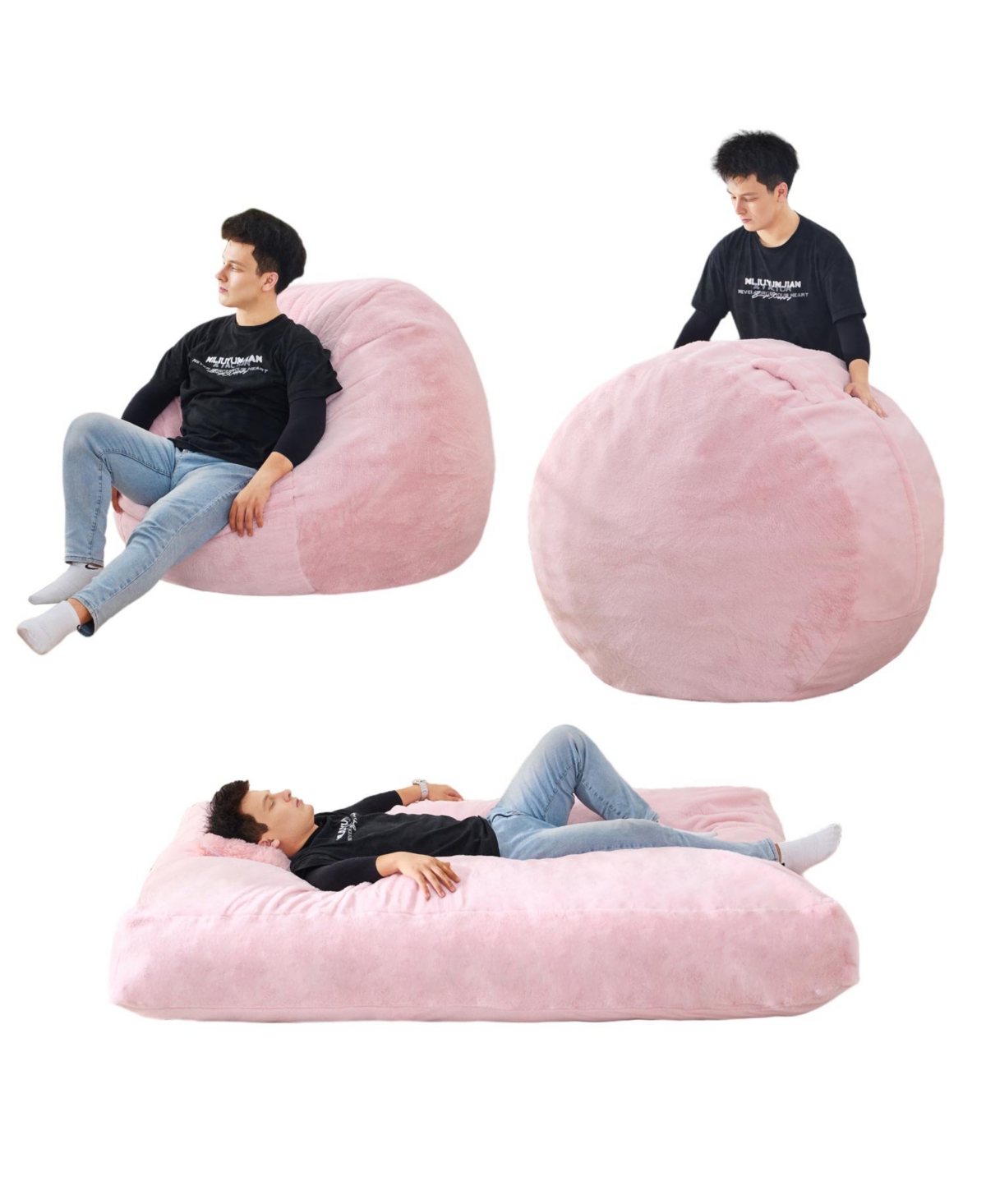 Click here for Streamdale FurnitureGiant Convertible Bean Bag: La... prices