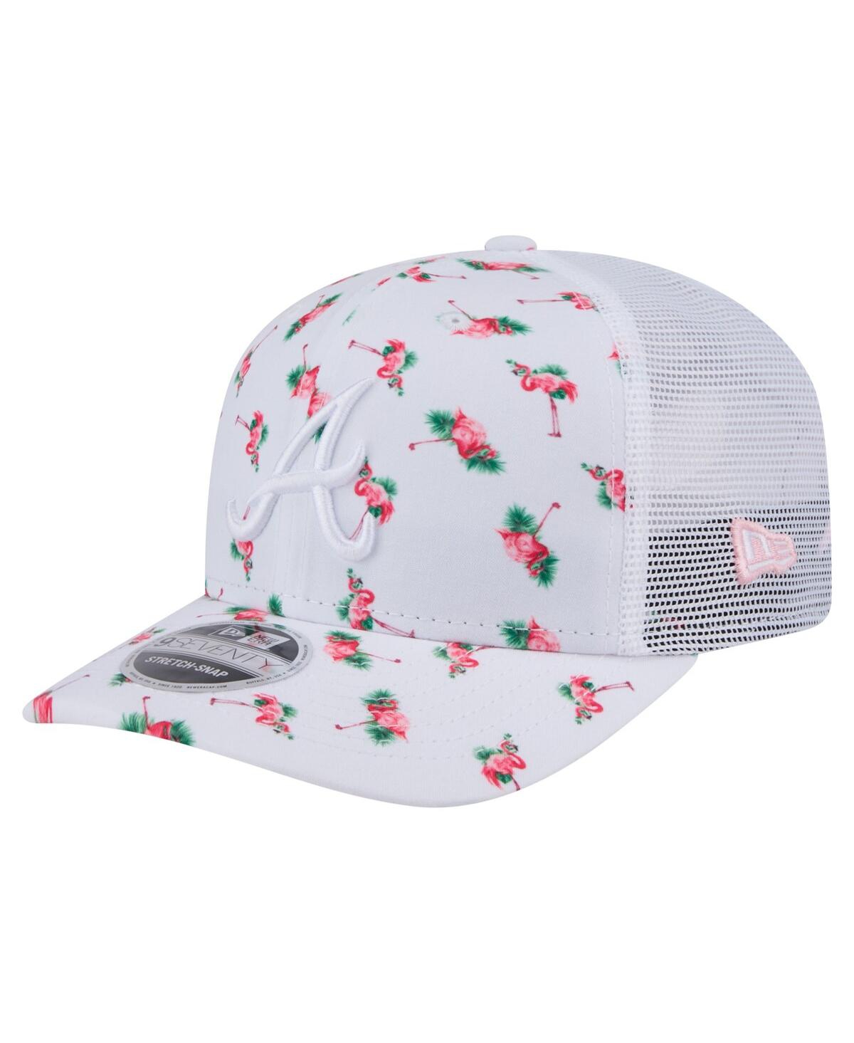 Click here for New Era MensÂ White Atlanta Braves Flamingo Mesh B... prices