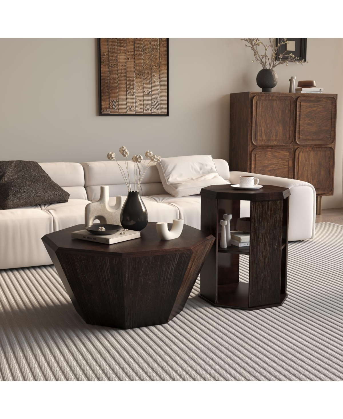 Click here for Streamdale Furniture Walnut and Rubber Wood Durabl... prices