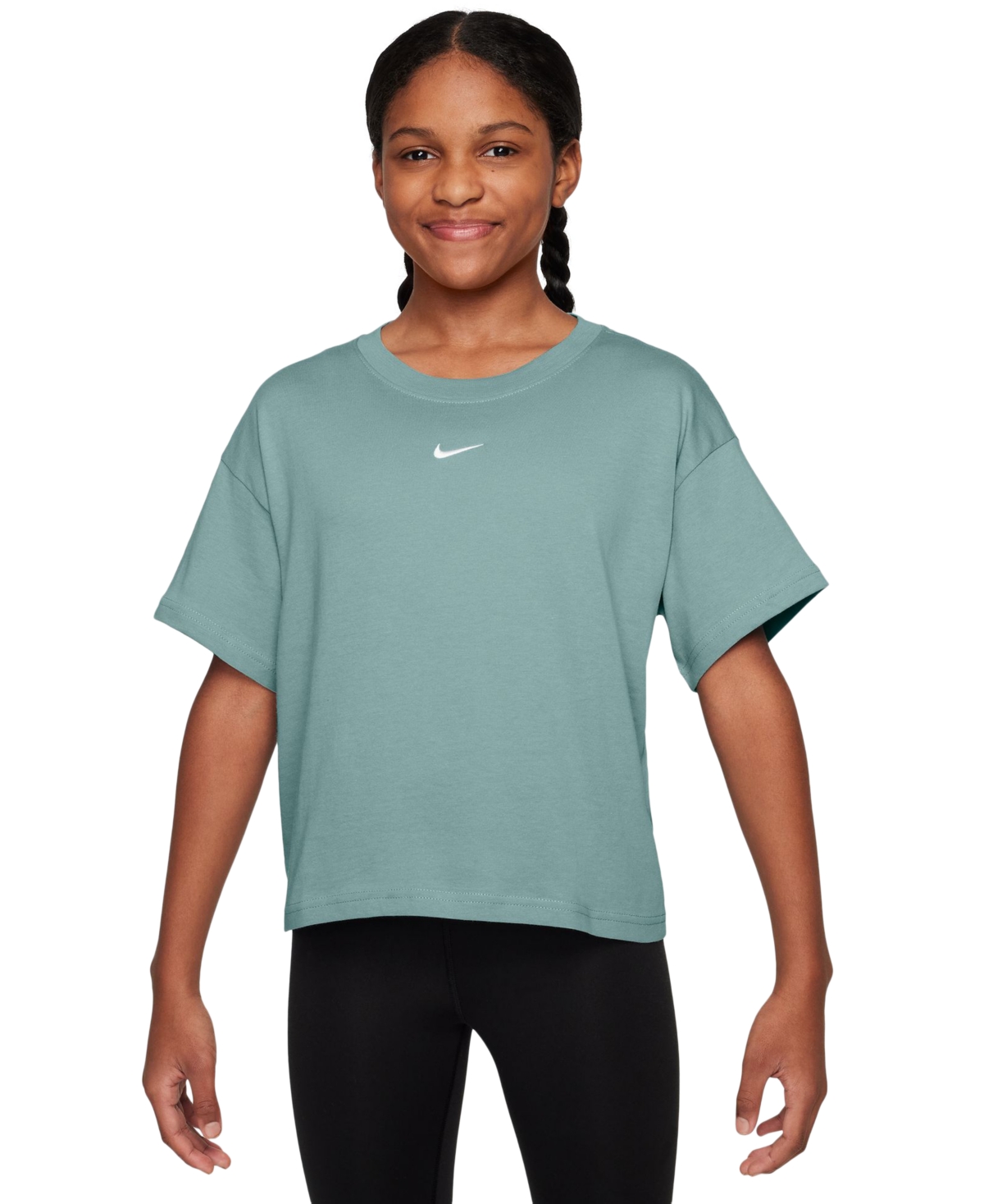 Click here for Nike Big Girls Sportswear Essential Cotton Swoosh... prices