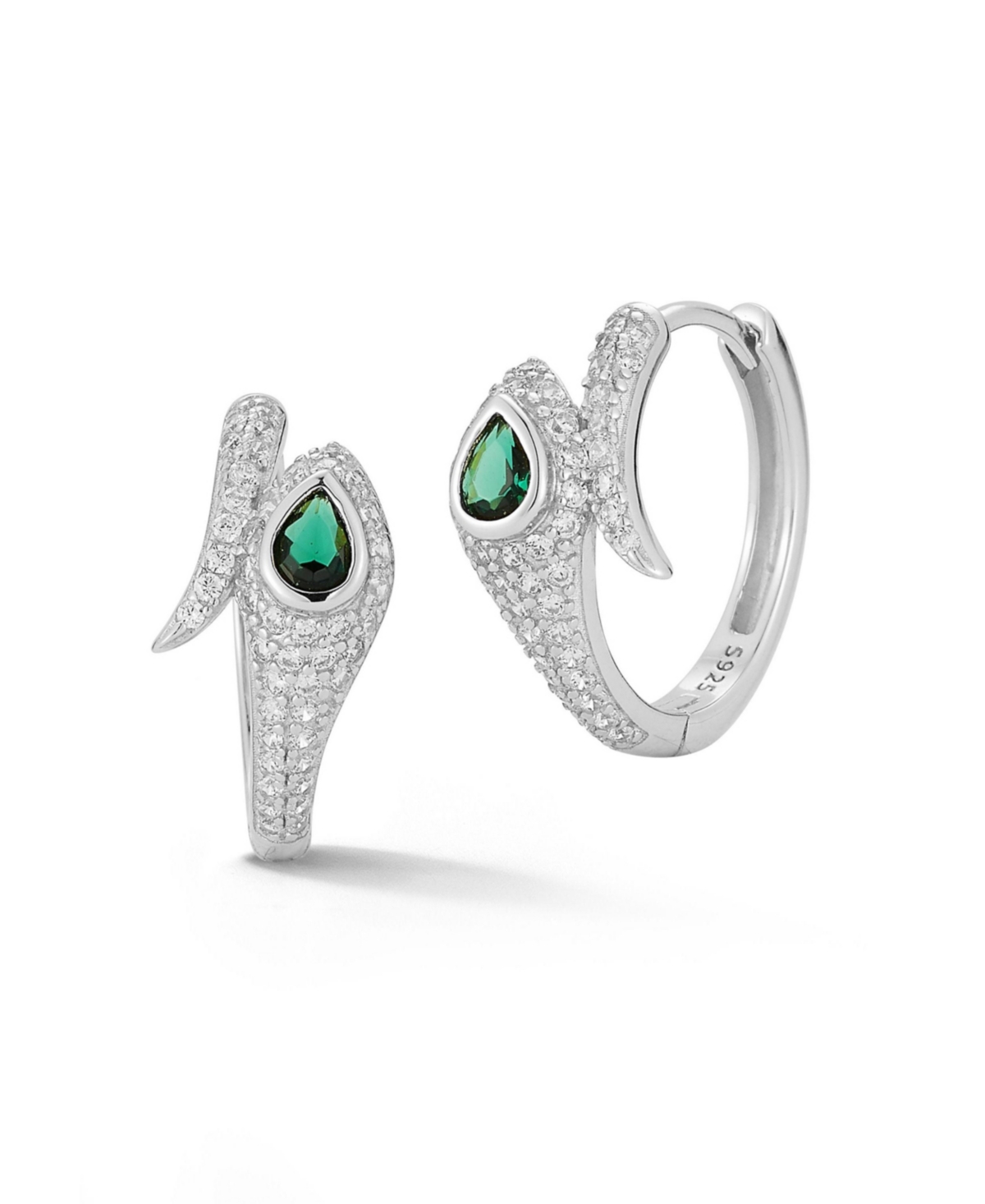 Click here for Rachel Zoe 14K Gold Plated Sterling Silver Pave Sn... prices