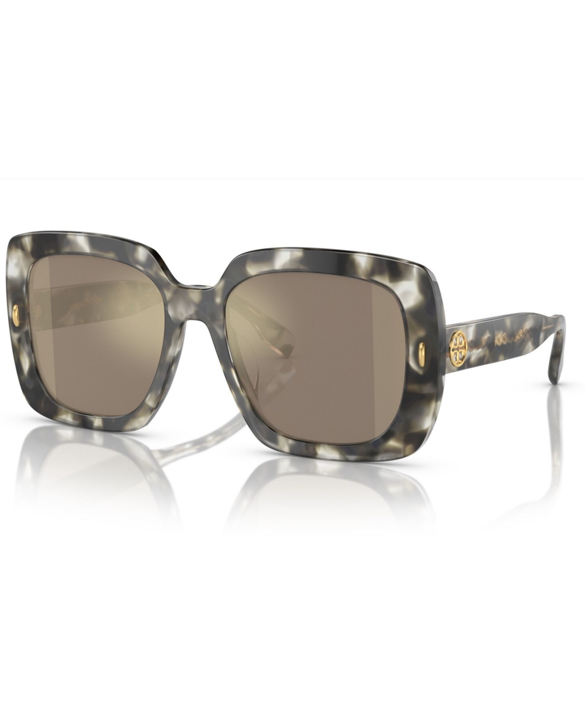 Click here for Tory Burch Womens Sunglasses  Mirror TY7193U - Bla... prices