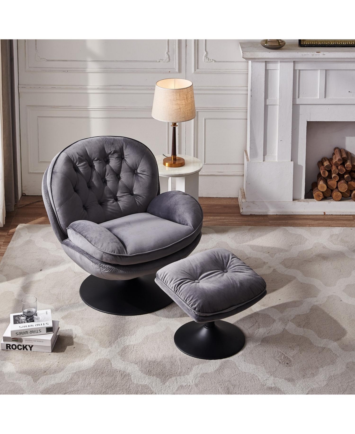 Click here for Streamdale Swivel Leisure chair lounge chair velve... prices