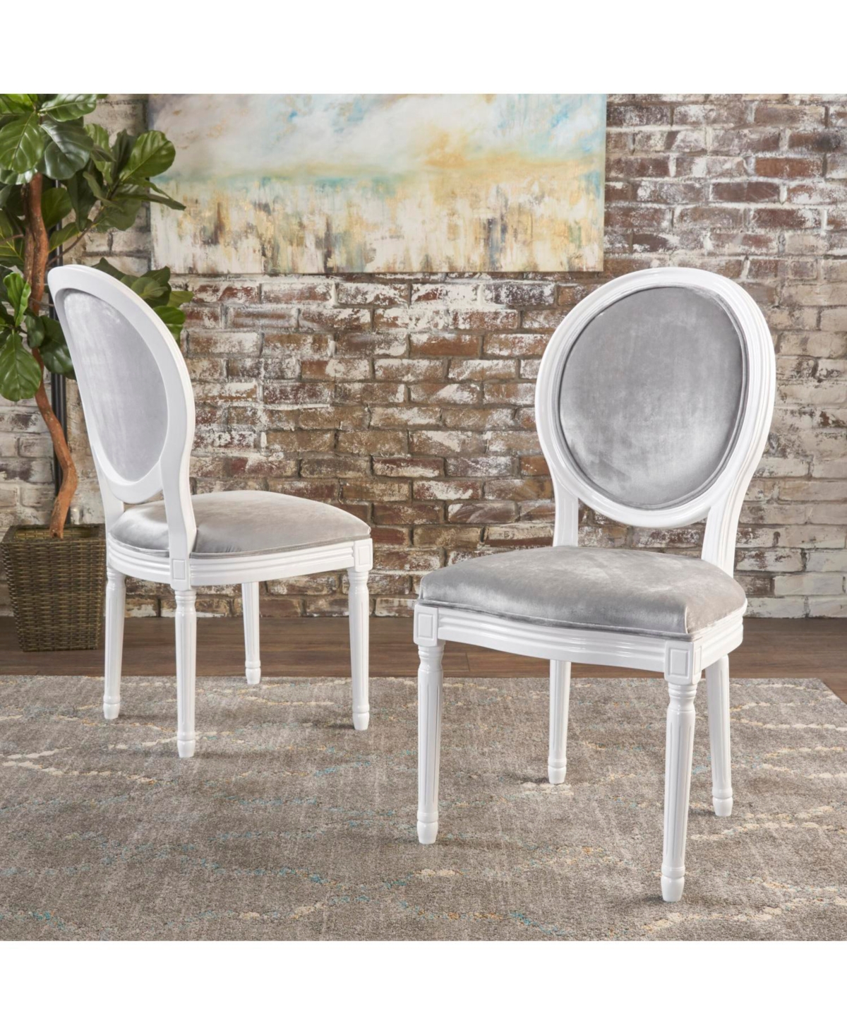 Click here for French Country-Inspired Upholstered Dining Chairs:... prices