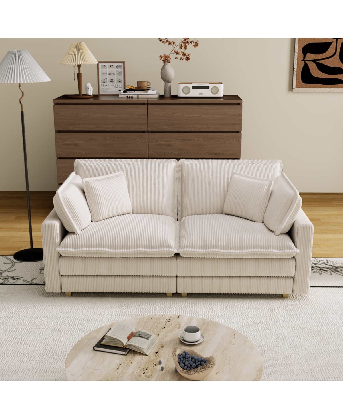 Click here for Streamdale Modular Sectional Sofa with Deep Seat C... prices
