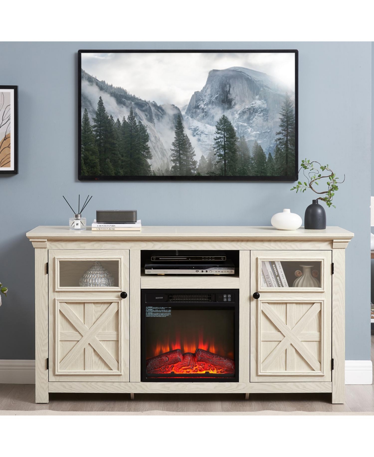 Click here for Streamdale Farmhouse Tv Stand with Fireplace Inser... prices
