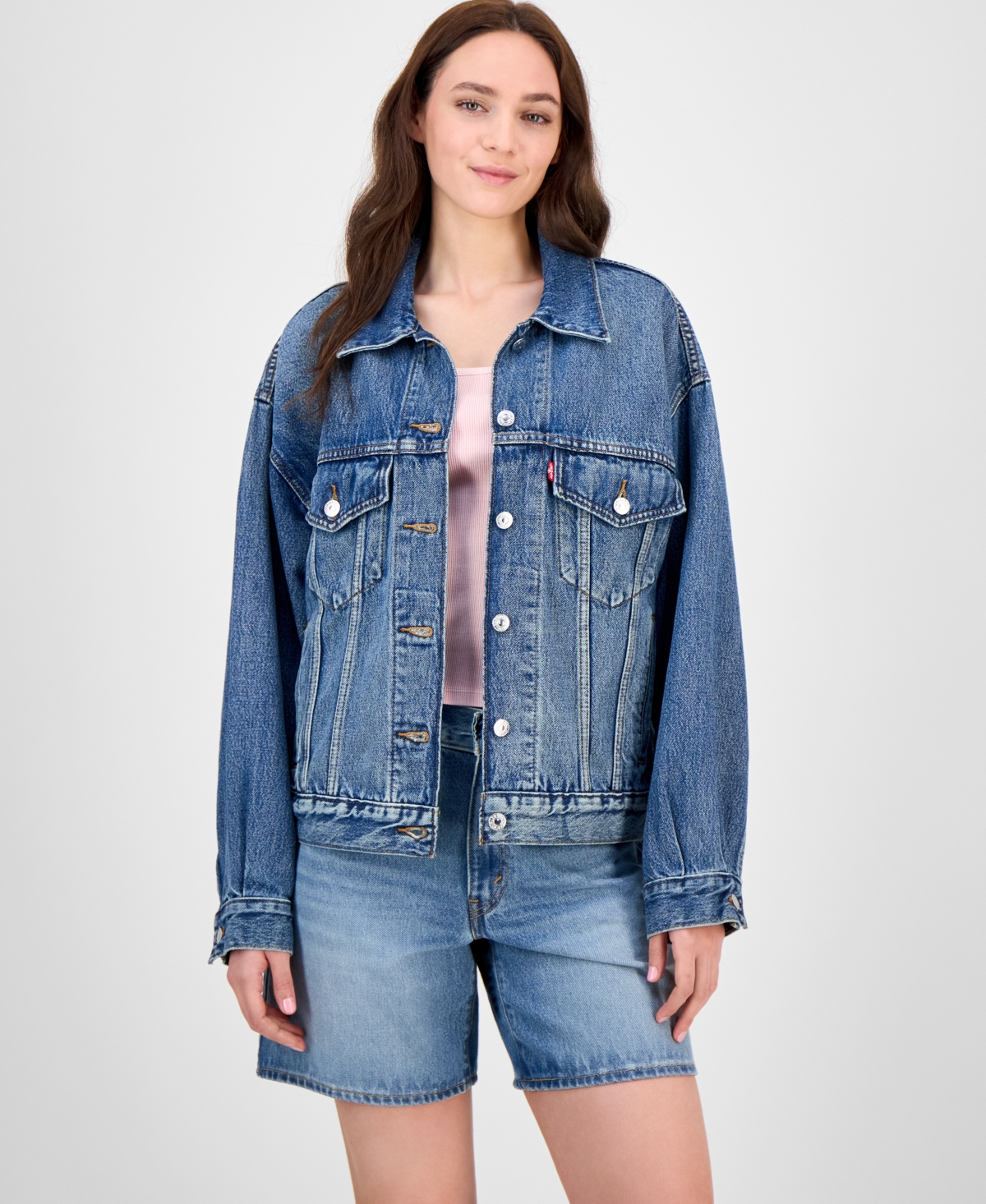 Click here for Levis Womens 90s Cotton Trucker Jacket - Turning H... prices