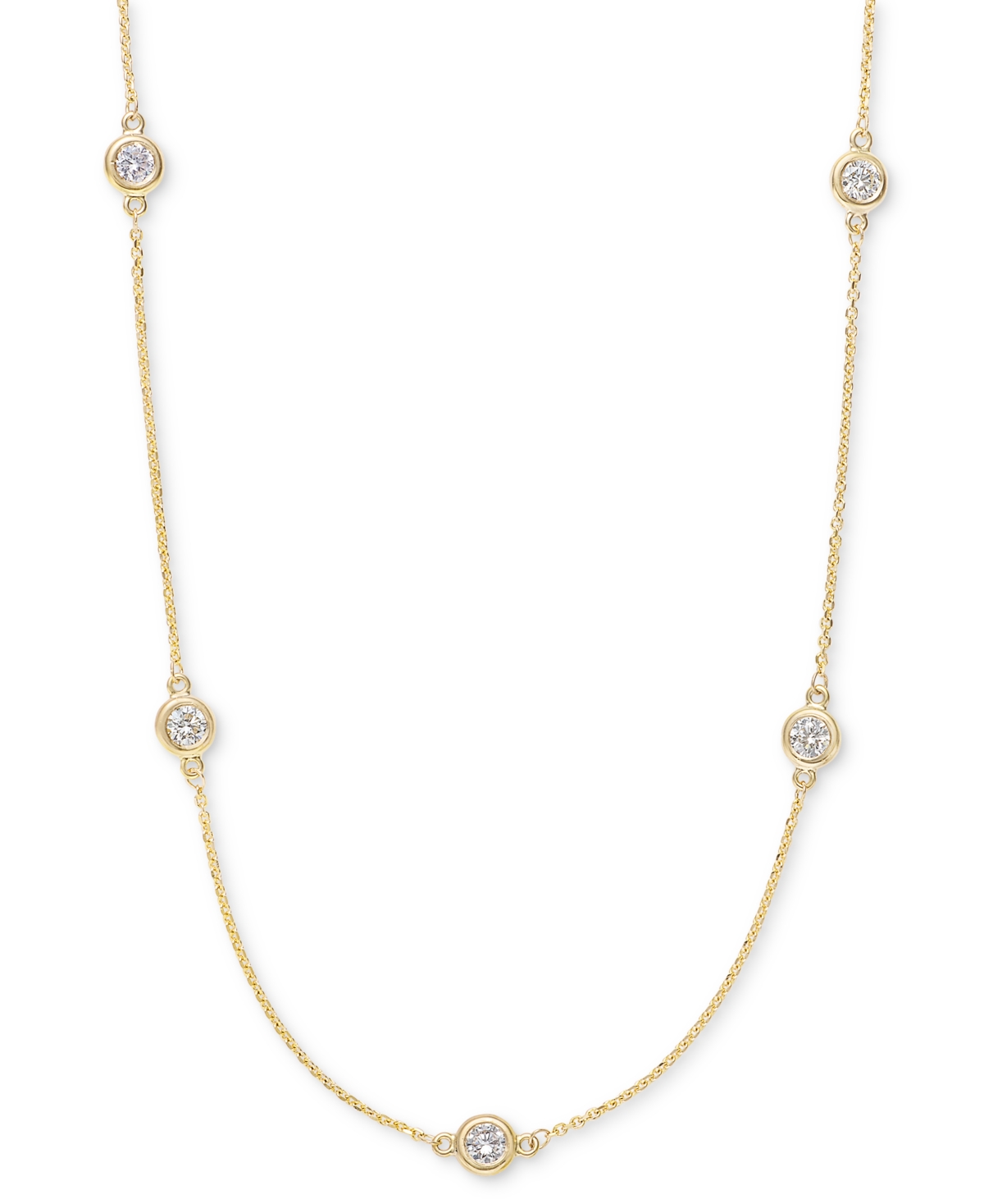 Click here for Effy Diamond Bezel 20 Statement Necklace (1 ct. t.... prices