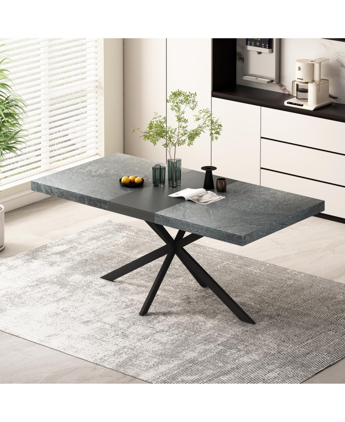 Click here for Streamdale Furniture Retro Stretch Dining Table wi... prices