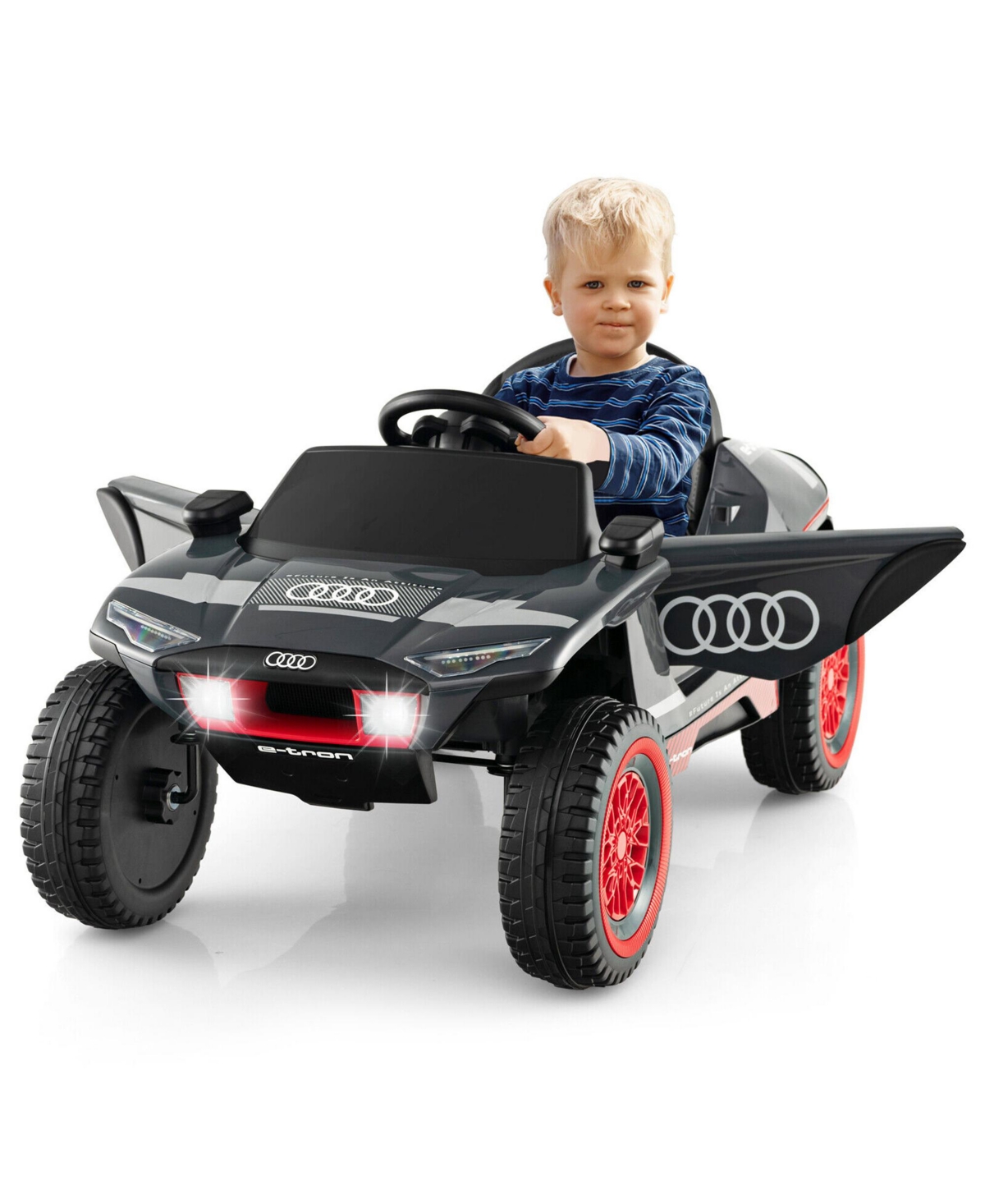Click here for Gymax 12V Licensed Audi Kids Ride-On E-tron Racing... prices