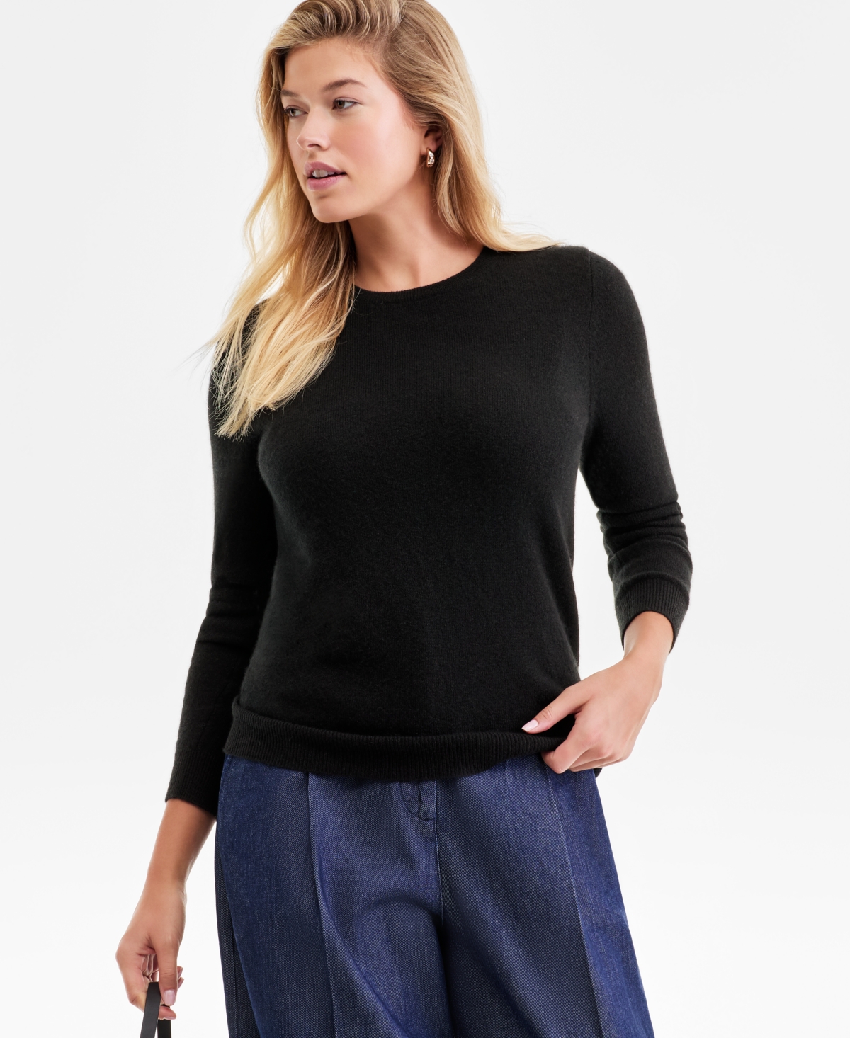 Click here for Charter Club Womens Long-Sleeve 100 Cashmere Crewn... prices