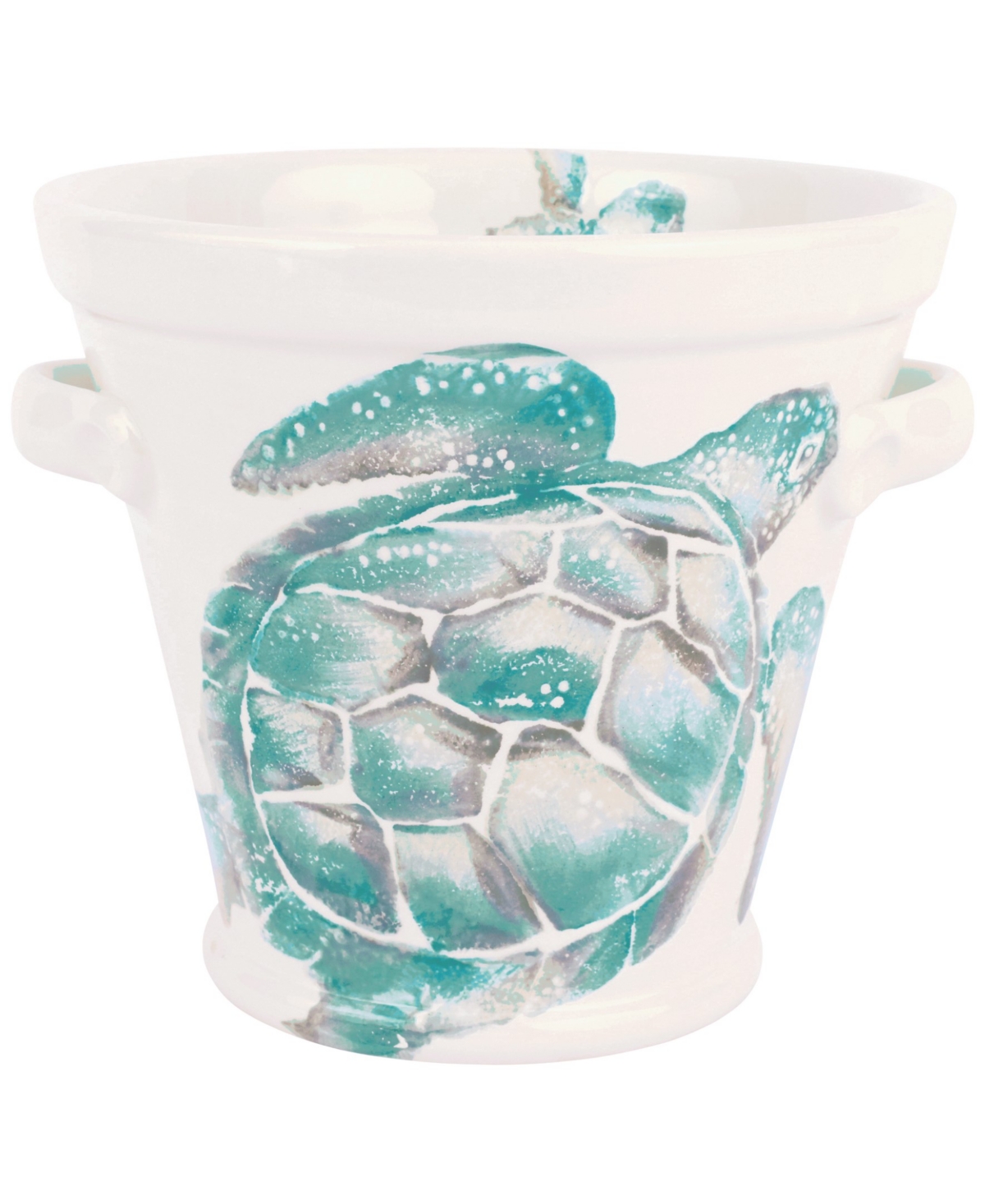 Vietri Tartaruga Ice Bucket - Aqua