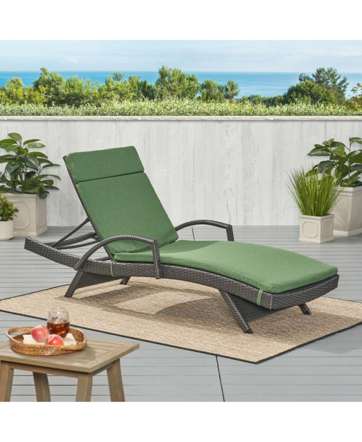 Click here for Streamdale Outdoor Chaise Lounge Cushion (2PCS) -... prices